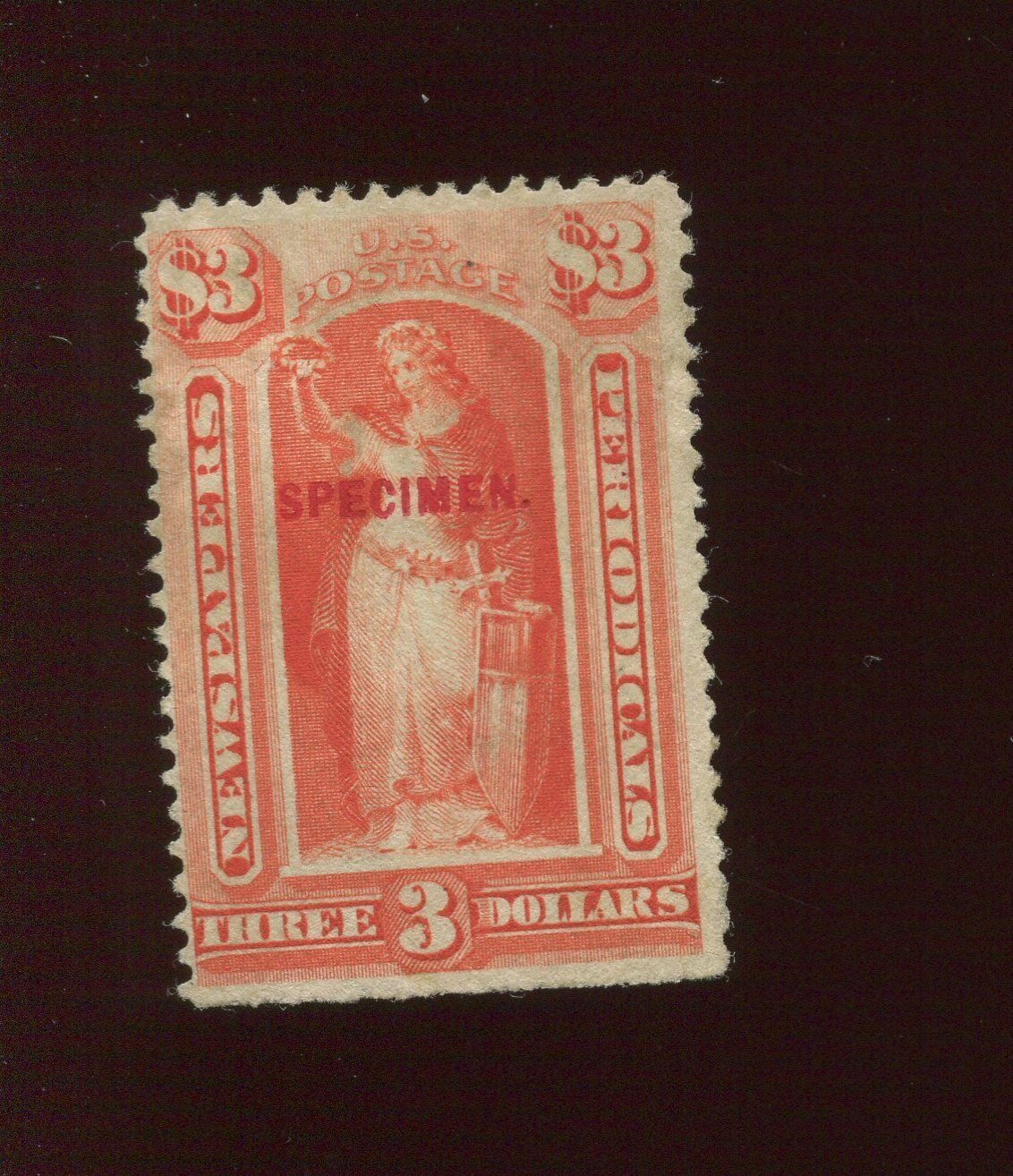 PR72S Newspaper Specimen Stamps (Bx 1128) | United States, Back of Book ...