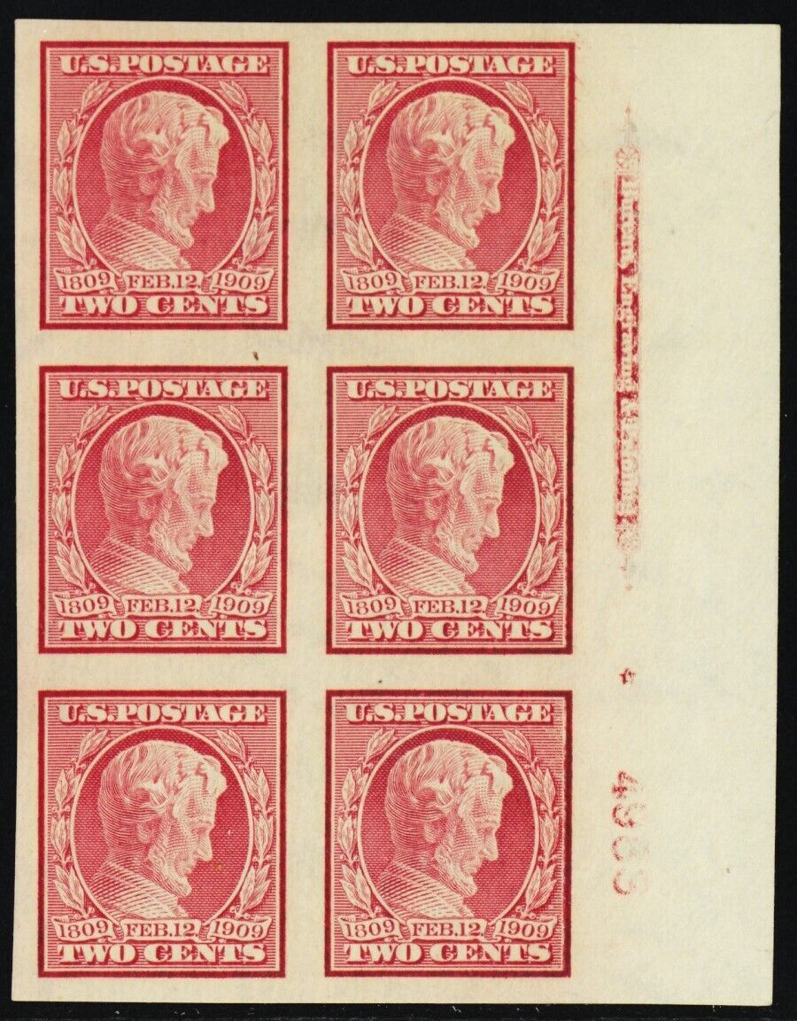 368, Mint VF XLH 2¢ Plate Block of Six Stamps - Stuart Katz | United ...