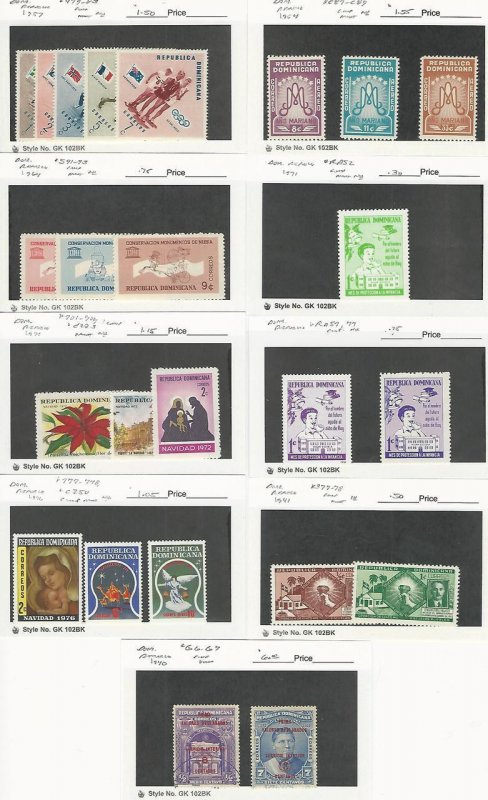 Dominican Rep., Postage Stamp, #479//RA77 Mint NH, 377-8 LH, G6-7 Used ...