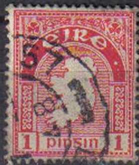IRELAND, 1922, used 1d, Definitive series, Map of Ireland | Europe ...