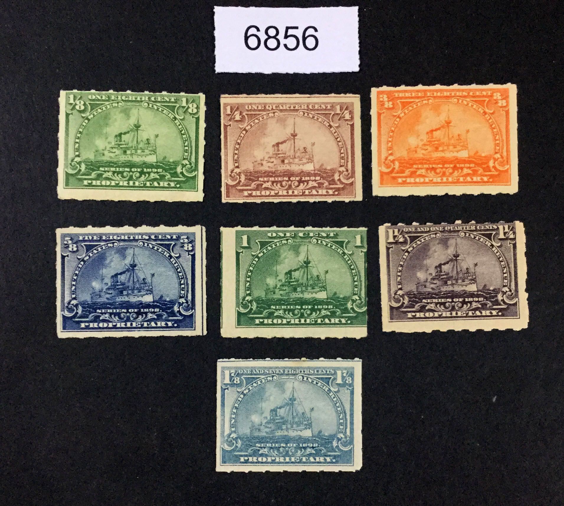 US Stamps #Rb20-Rb26 Mint OG 5nh/2h LOT #6856 | United States, Revenues ...