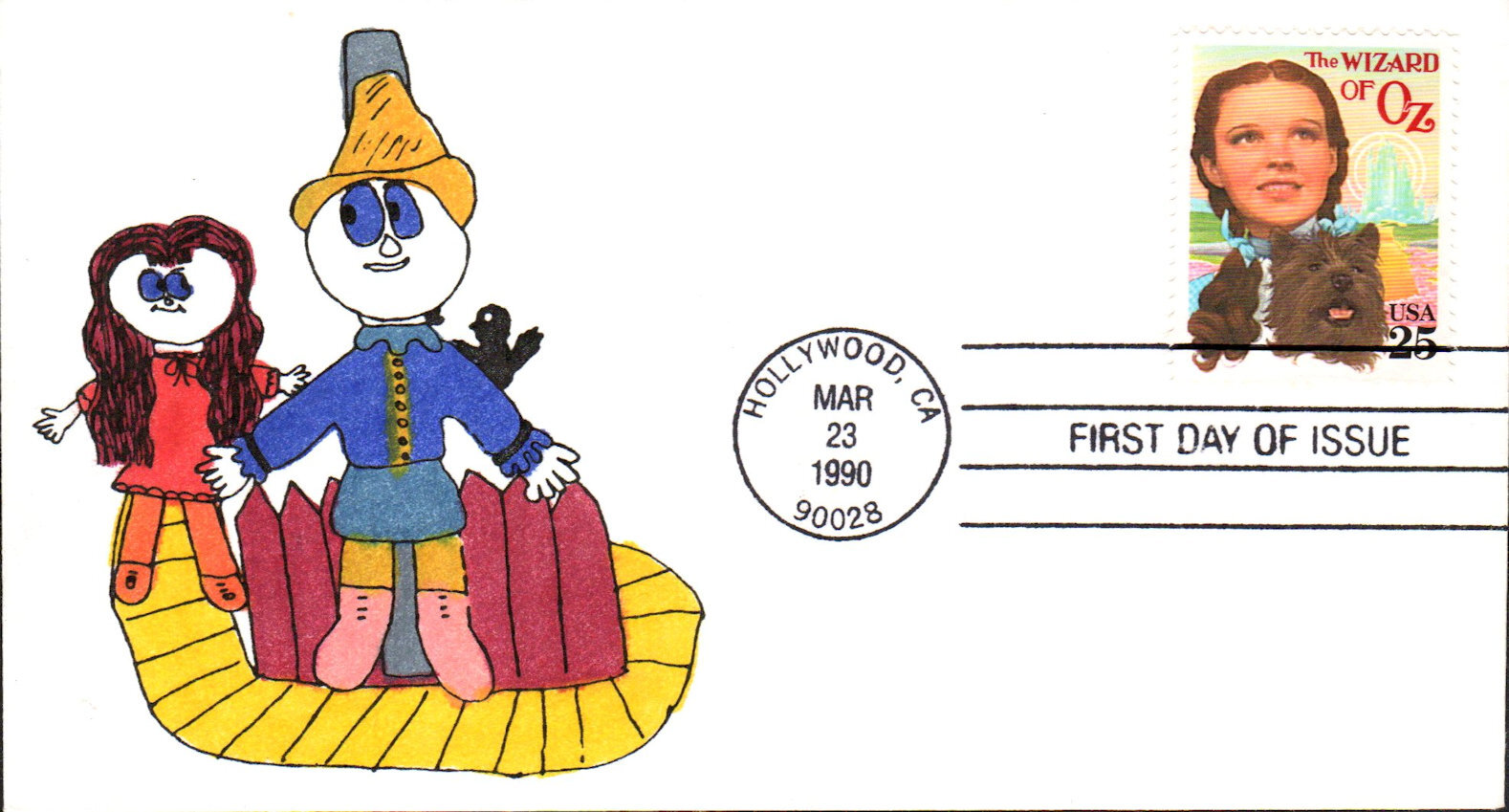 #2445 Wizard of Oz Mullen FDC | United States, General Issue Stamp ...