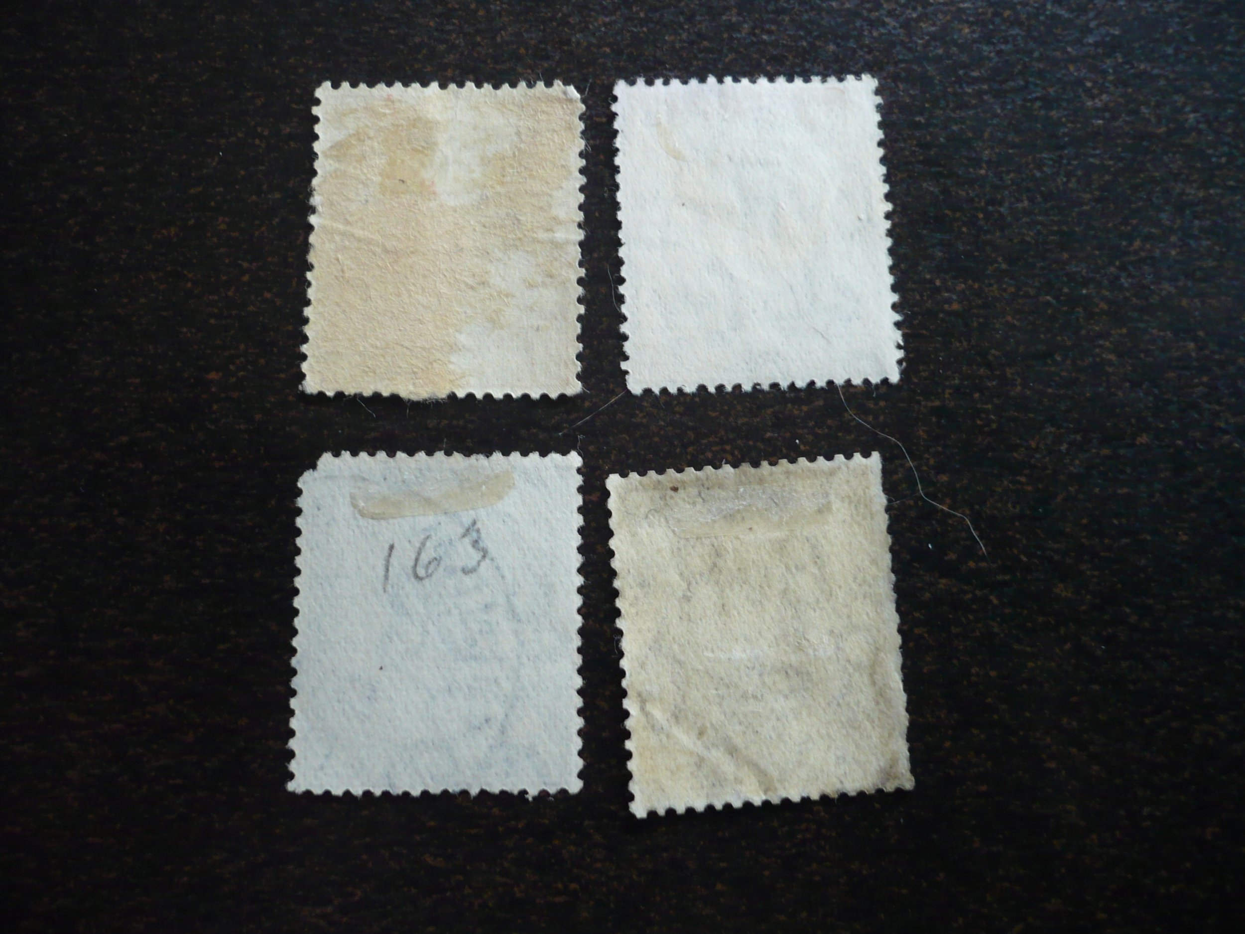 Stamps - Great Britain - Scott# 160, 161, 163, 166 - Used Part Set of 4 ...