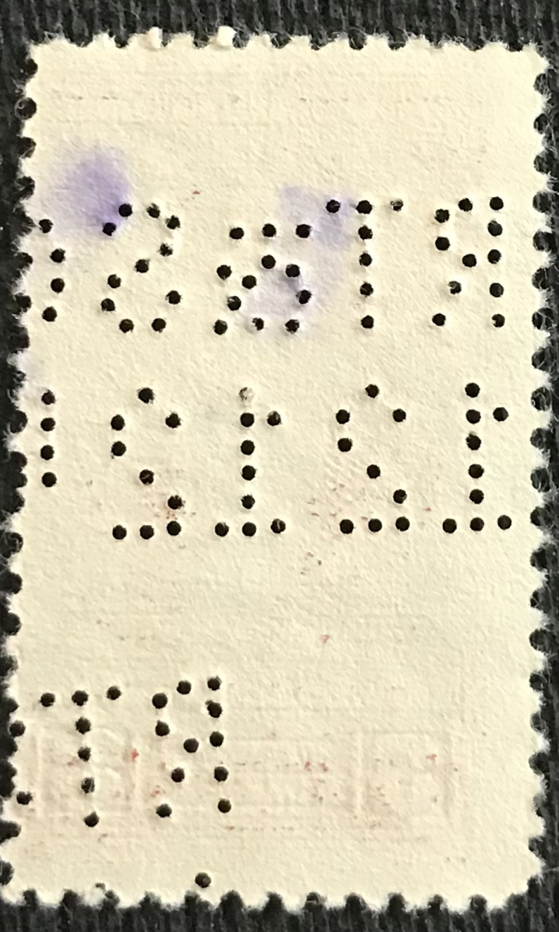 US Used #R400 Perfin Single Revenue Documentary W Forward L37 | United ...