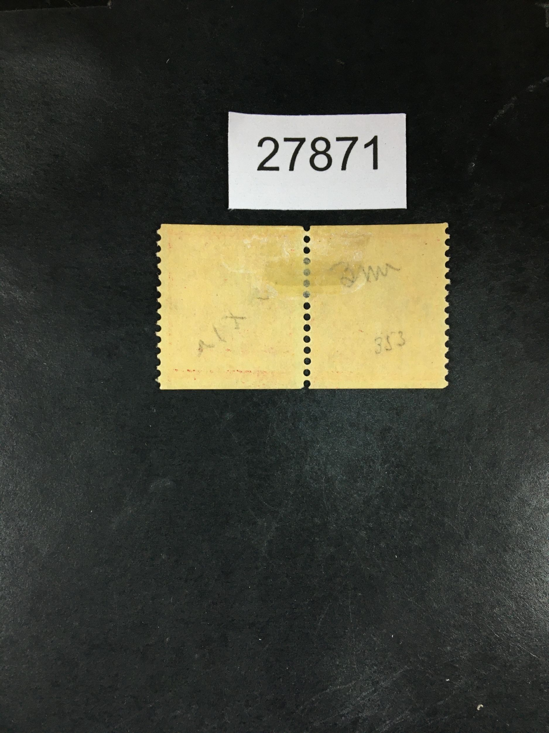 US Stamps # 353 Coil Pair 3mm Mint OG H $240 LOT #27871 | United States ...