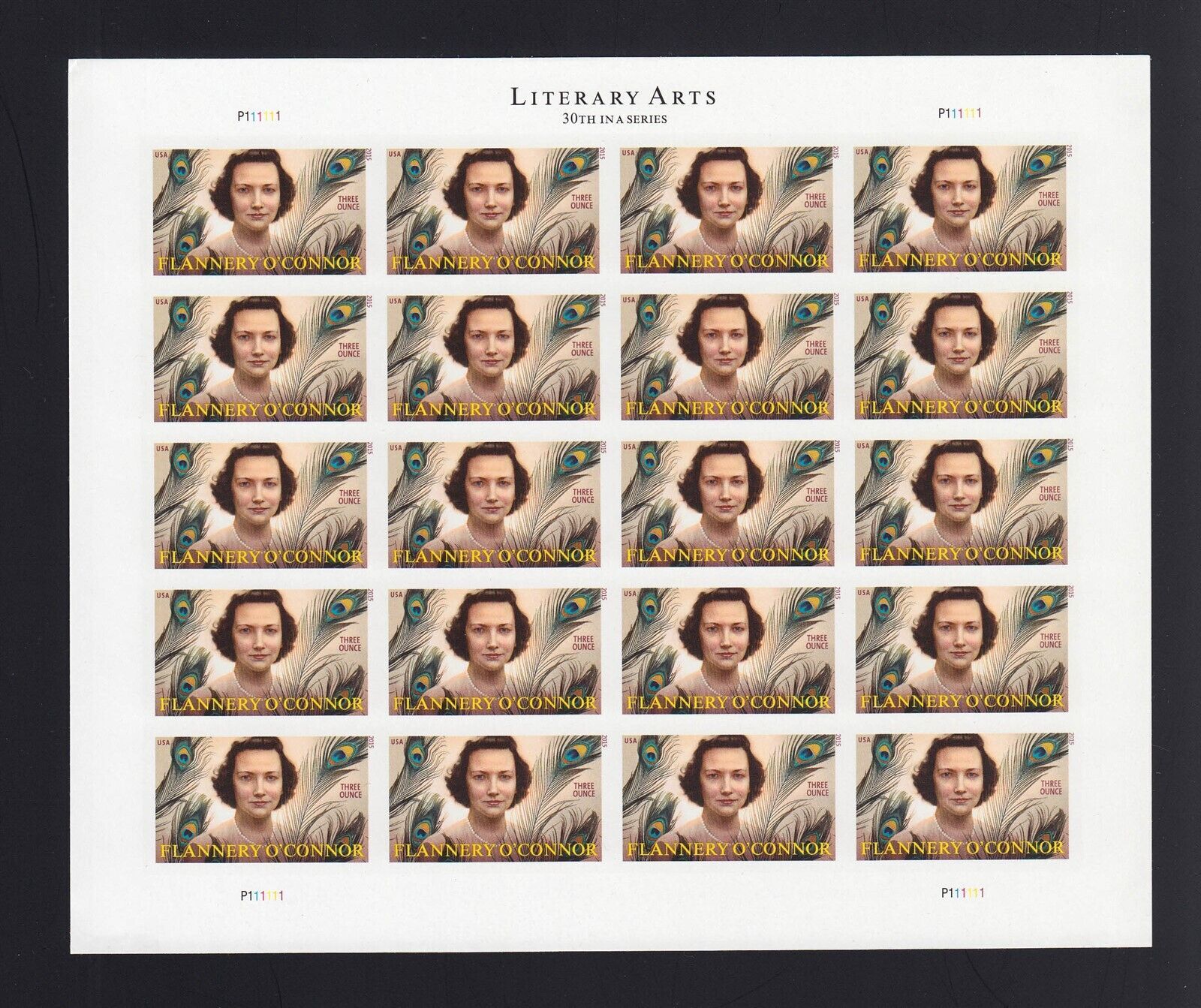 Scott #5003a Flannery O'Connor IMPERFORATE Sheet of 20, Mint NH ...