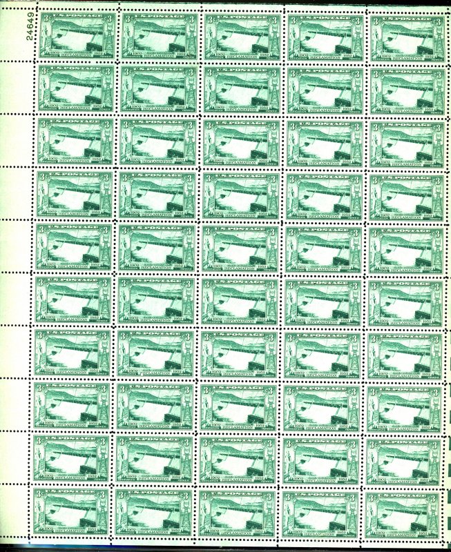 U.S. #1009 Mint OG NH Full Sheet of Stamps | United States, General ...