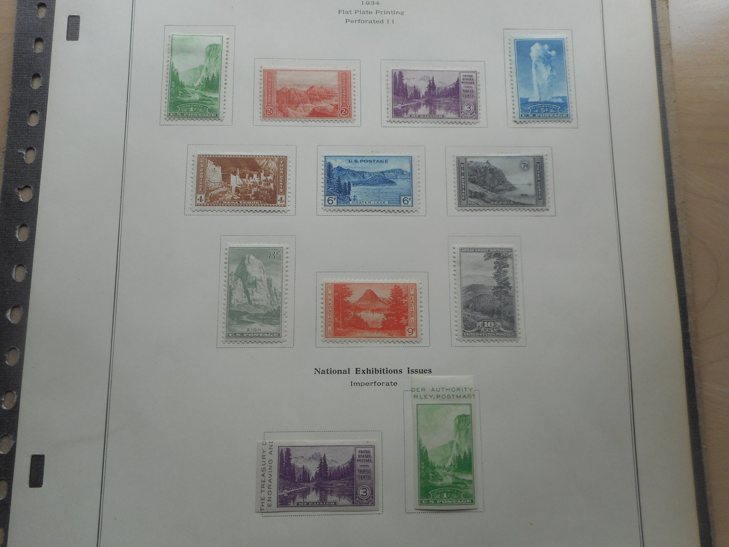 U.S. 2 Sets...#'s 740-749 & 756-765 VF Mint on Album Pages | United ...