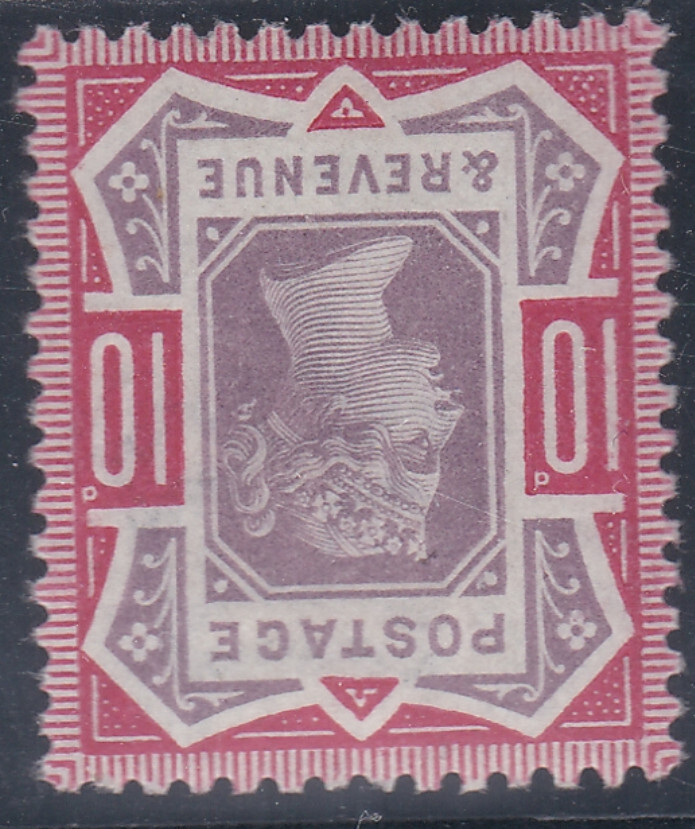 Sg 210wi 10d Dull Purple & Carmine Watermark Inverted Wenvoe cert M/M ...