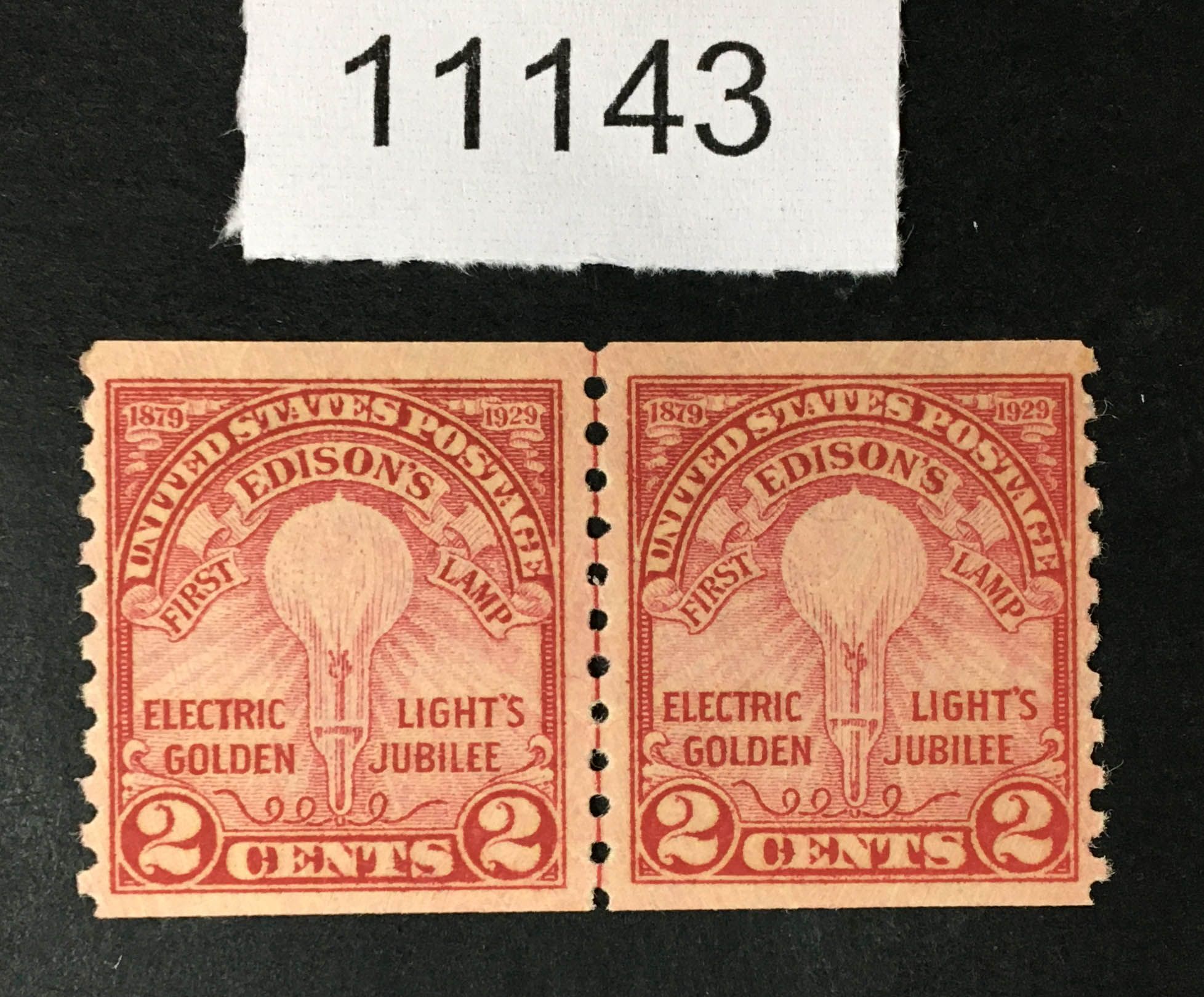 US Stamps # 656 Coil Line Pair Mint OG NH LOT #11143 | United States ...