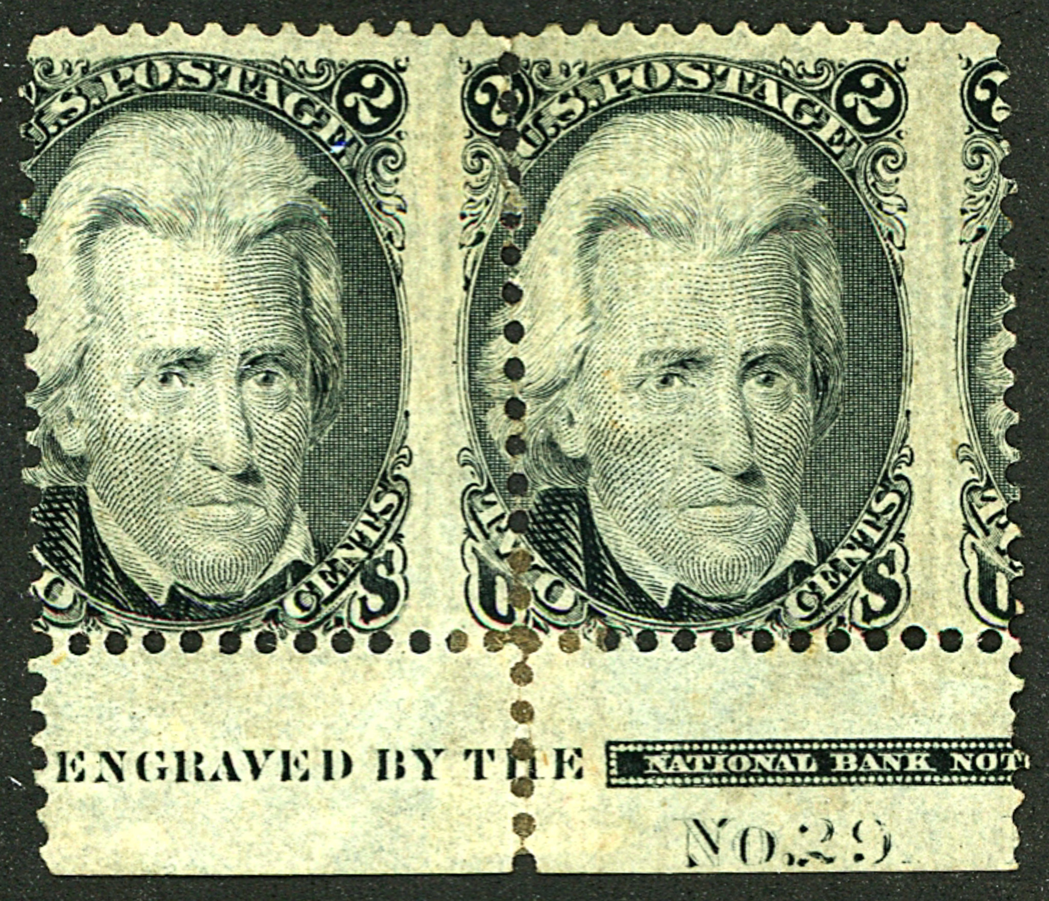 U.S. #93 Mint PL# Pair With PF Cert OG HR | United States, General ...