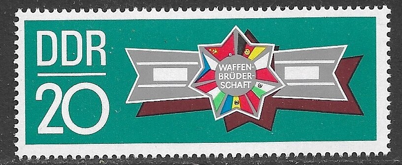 EAST GERMANY DDR 1970 20pf EAST BLOC NATIONS Military Maneuvers Sc 1242 ...
