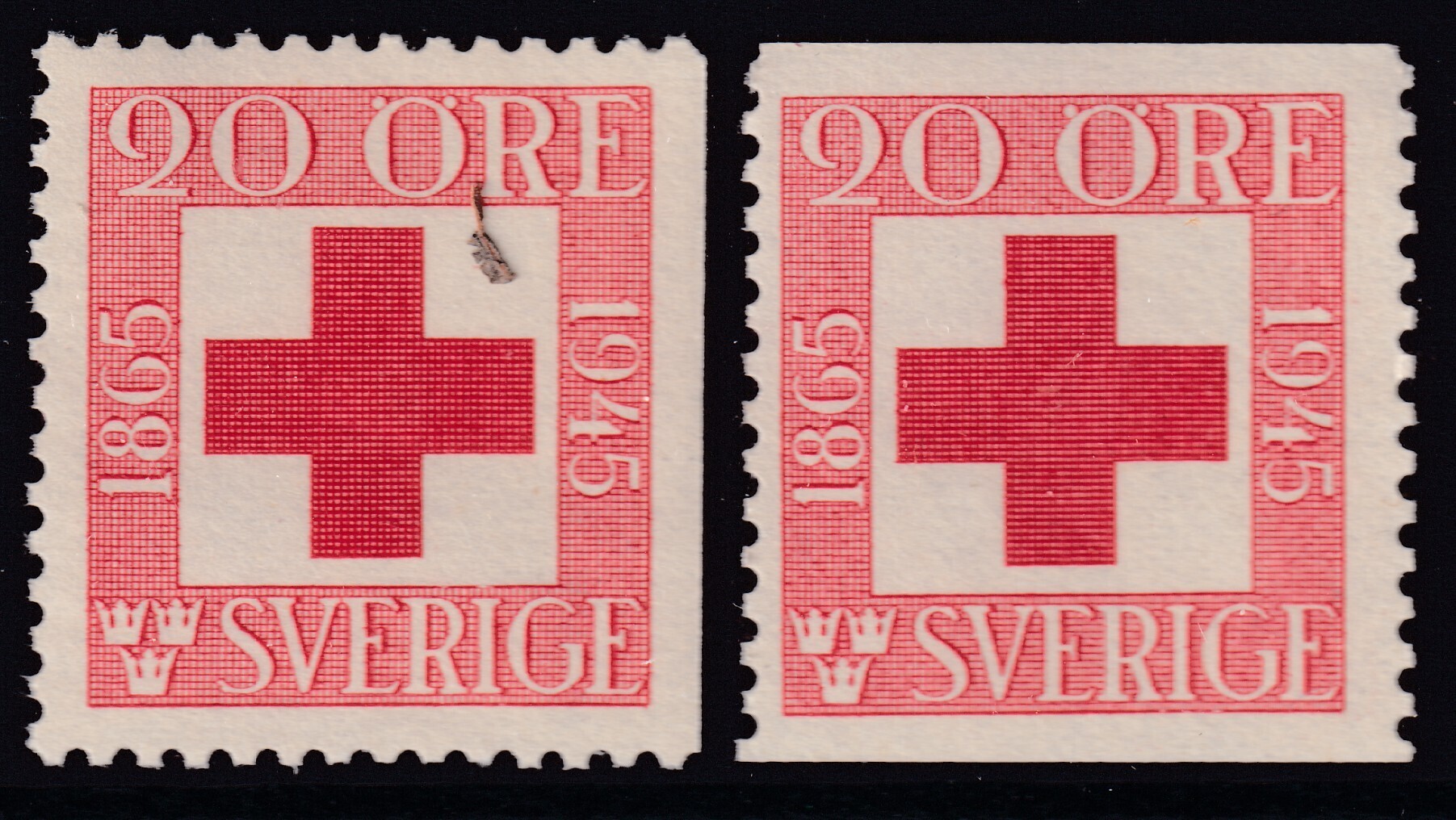 Sc # 358 / 359 Sweden 1945 "Swedish Red Cross 80th" MNH complete set CV ...
