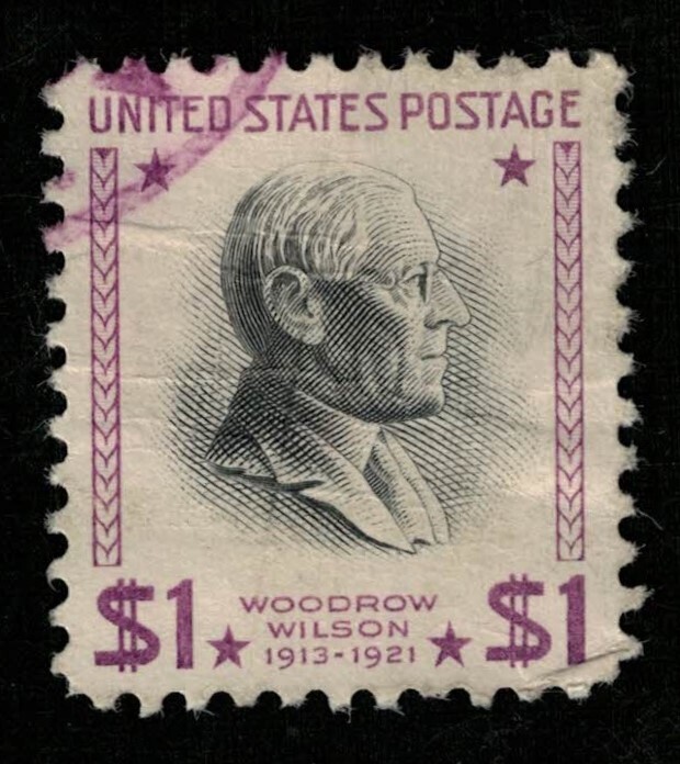 USA, 1938-1954, Woodrow Wilson 1913-1921, $1 (TS-280) | United States ...