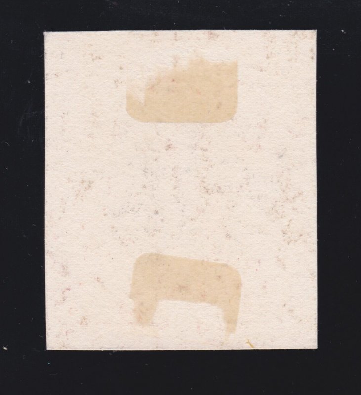 US R7TC4a 2c Certificate Revenue Ultramarine Trial Color Proof Block of ...