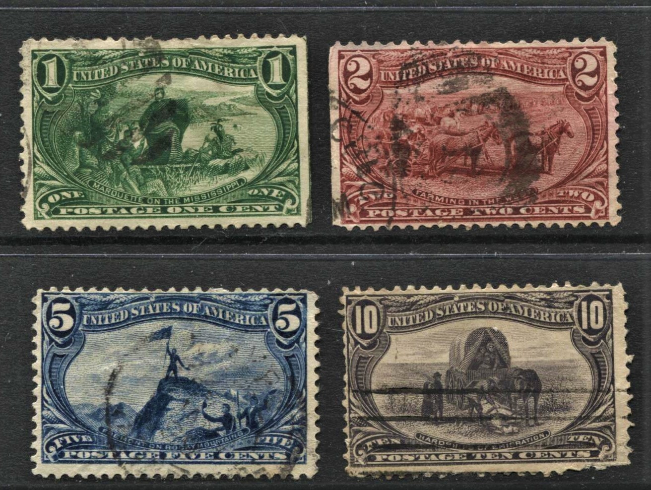 STAMP STATION PERTH United States #285,286,288,289 Used CV$100.00 ...