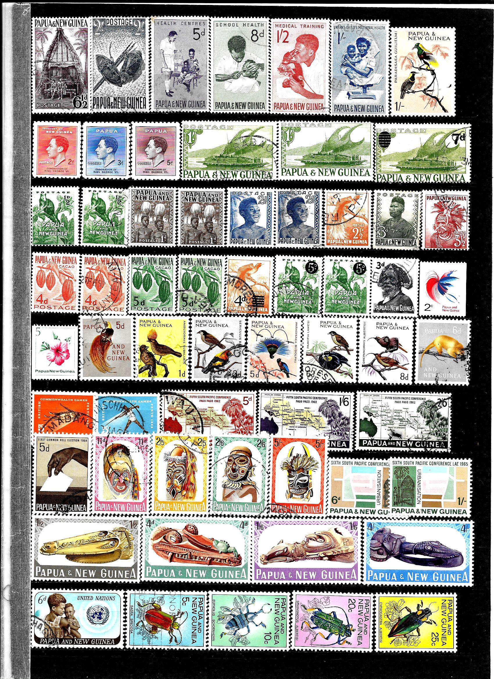 World / Stamps / Lot Collection / Oceania / Papua New-Guinea 3 ...