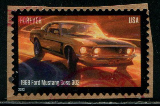 5715 US (60c) Pony Cars - Ford Mustang Boss 302 SA, used on paper ...