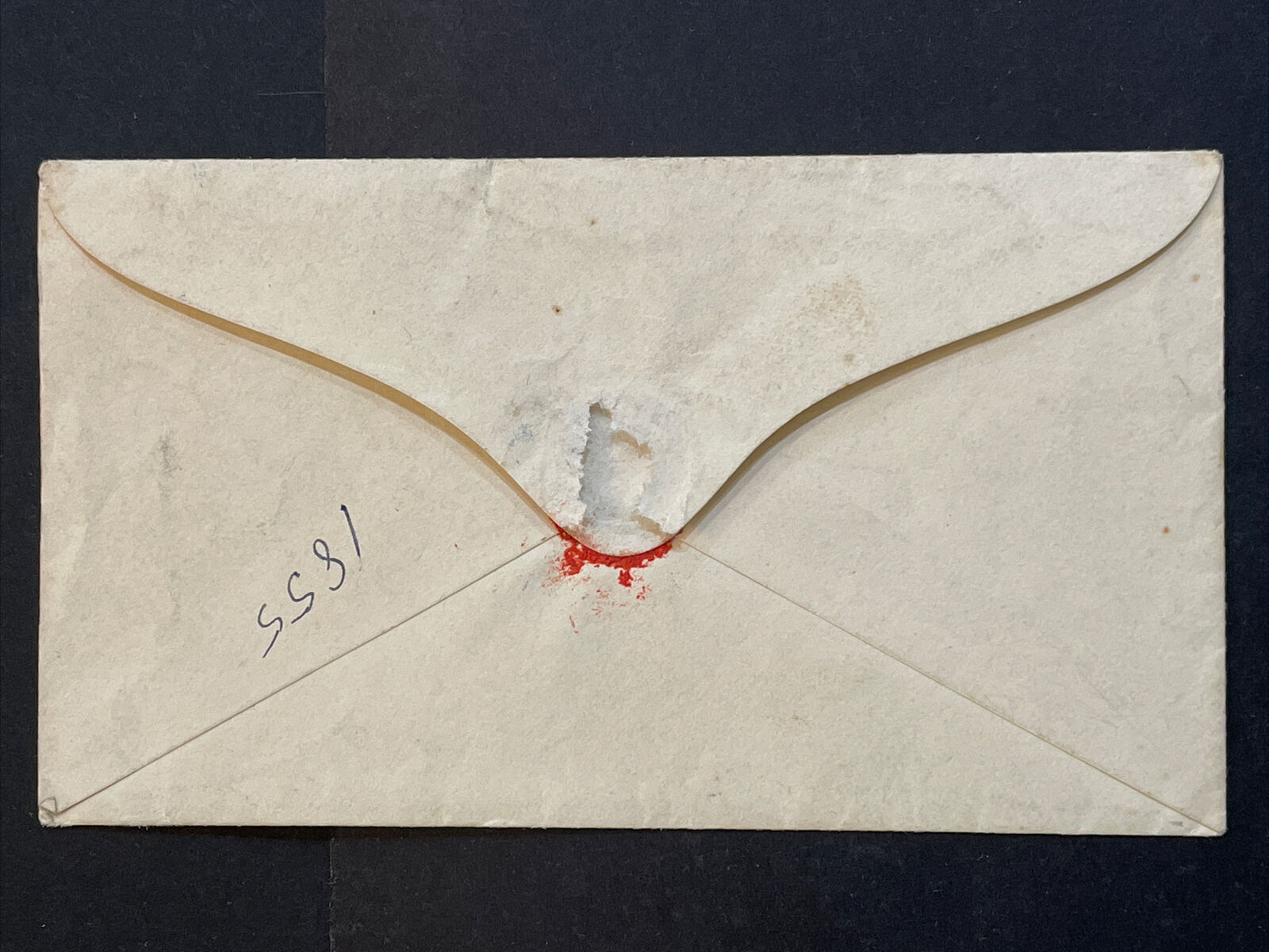 US 1855 Stampless Cover - Chelsea, Mass to Miss Eliza Stedman Medfield ...