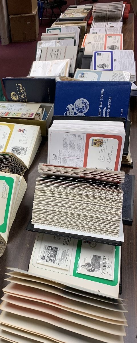 United States – 8 Large Cartons Full of First DAY Covers – 424088 ...