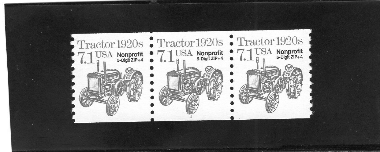 2127b Tractor, MNH PNC/3 #1 | United States, General Issue Stamp / HipStamp