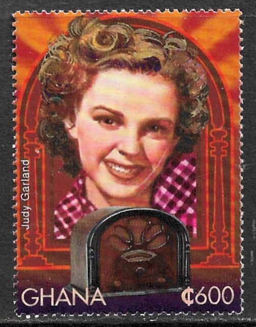 GHANA 1996 600ce JUDY GARLAND Radio Centennial Issue Sc 1907 MNH ...