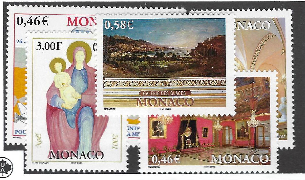 Monaco SC#2023--2026, 2236-2237 MNH VF...Key Value! | Europe - Monaco ...