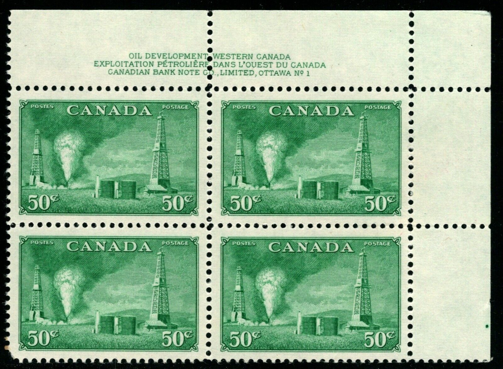 Es-13568 Canada Unitrade 272 Plate Block #1 MNH Xf-Superb!!!! $180 ...