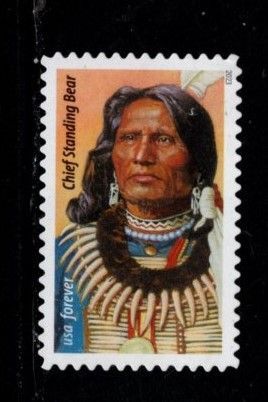 #5798 Chief Standing Bear (Off Paper) - Used | United States, General ...