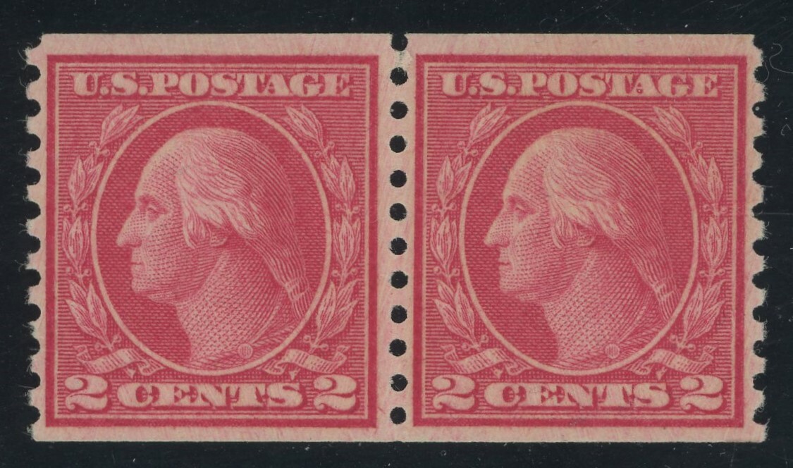USA 492 - Type III Rotary coil pair - F/VF Mint light hinged | United ...