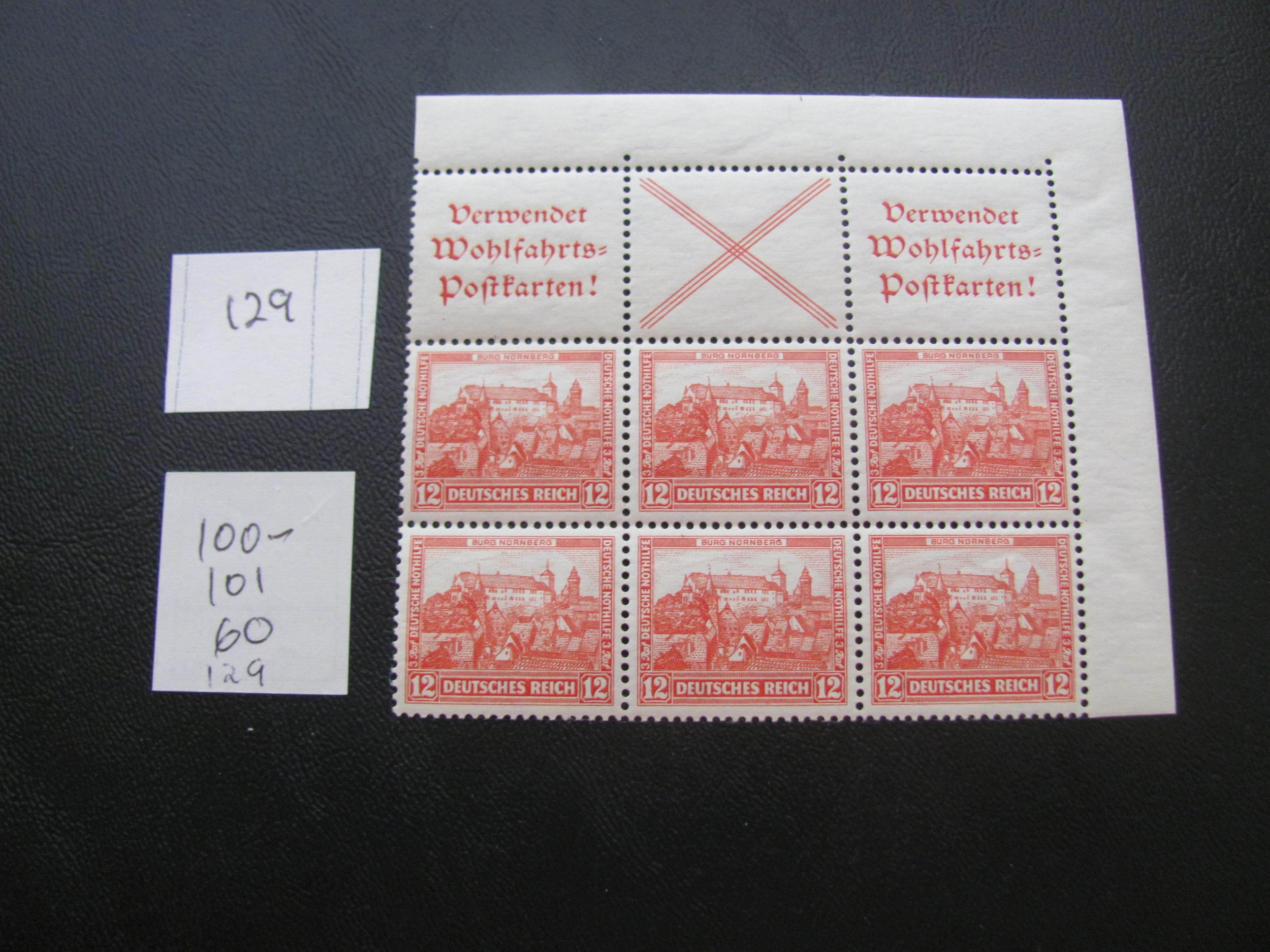Germany 1932 MNH MI. S100-101 Booklet XF 60 Euros (129) | Europe ...