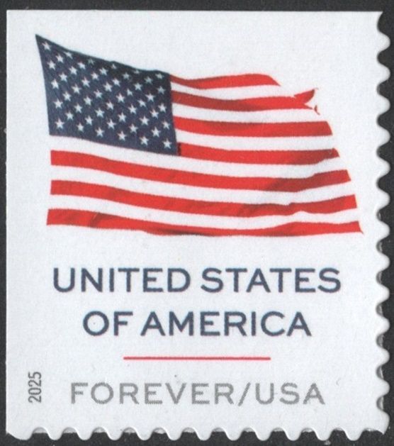 NEW ISSUE (Forever) U.S. Flag (AP) Booklet Single (2025) SA | United ...