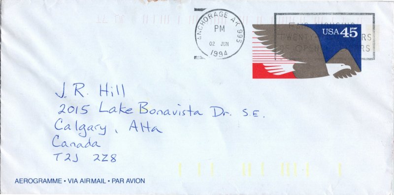 United States, Alaska, Air Letters, Foreign Destinations | United ...