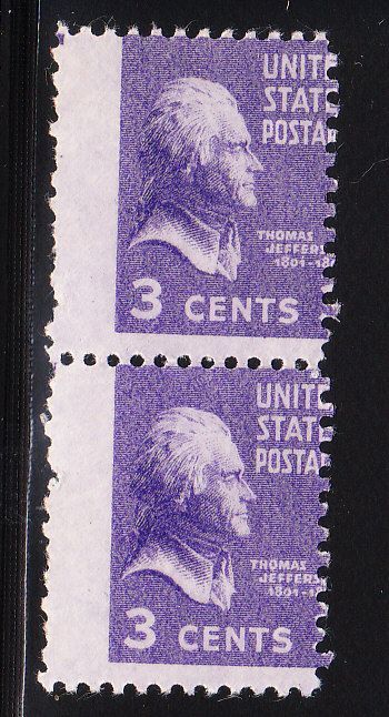 MOstamps - US Scott #807 Mint OG EFO Pair (mis-perfed)- Lot # HS-J758 ...