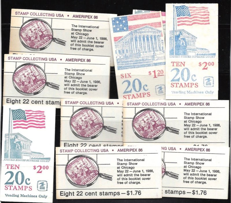 United States - Large Group (39ea) of Unexploded Booklets Face Over ...