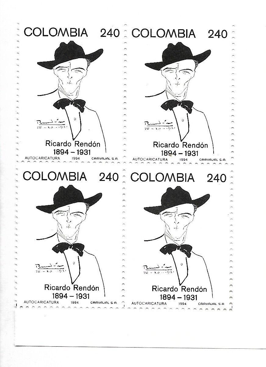 Colombia 1994 Ricardo Rendon Centenary of Birth ART Painting SC 1101 in ...