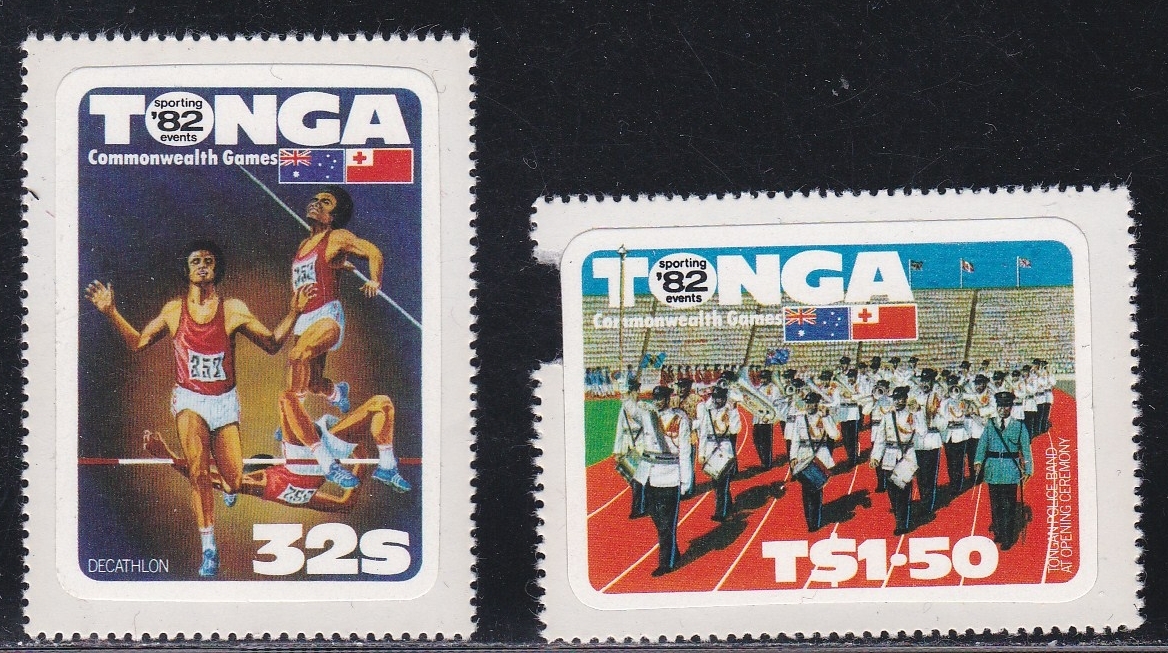 Tonga # 524-525, 12th Commonwealth Games, NH, 1/3 Cat | Australia ...