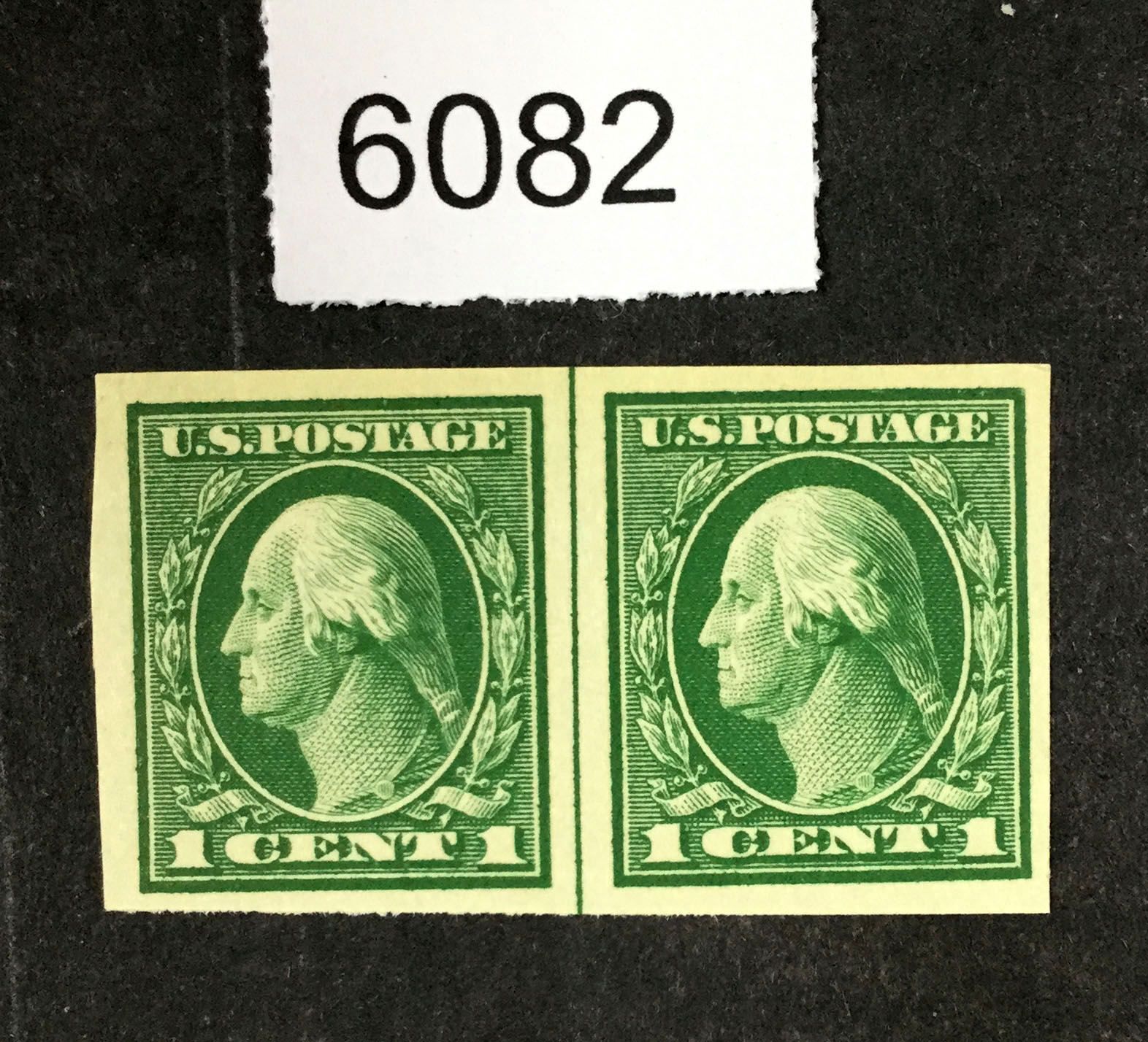 US Stamps #408 Line Pair Mint OG NH LOT #6082 | United States, General ...