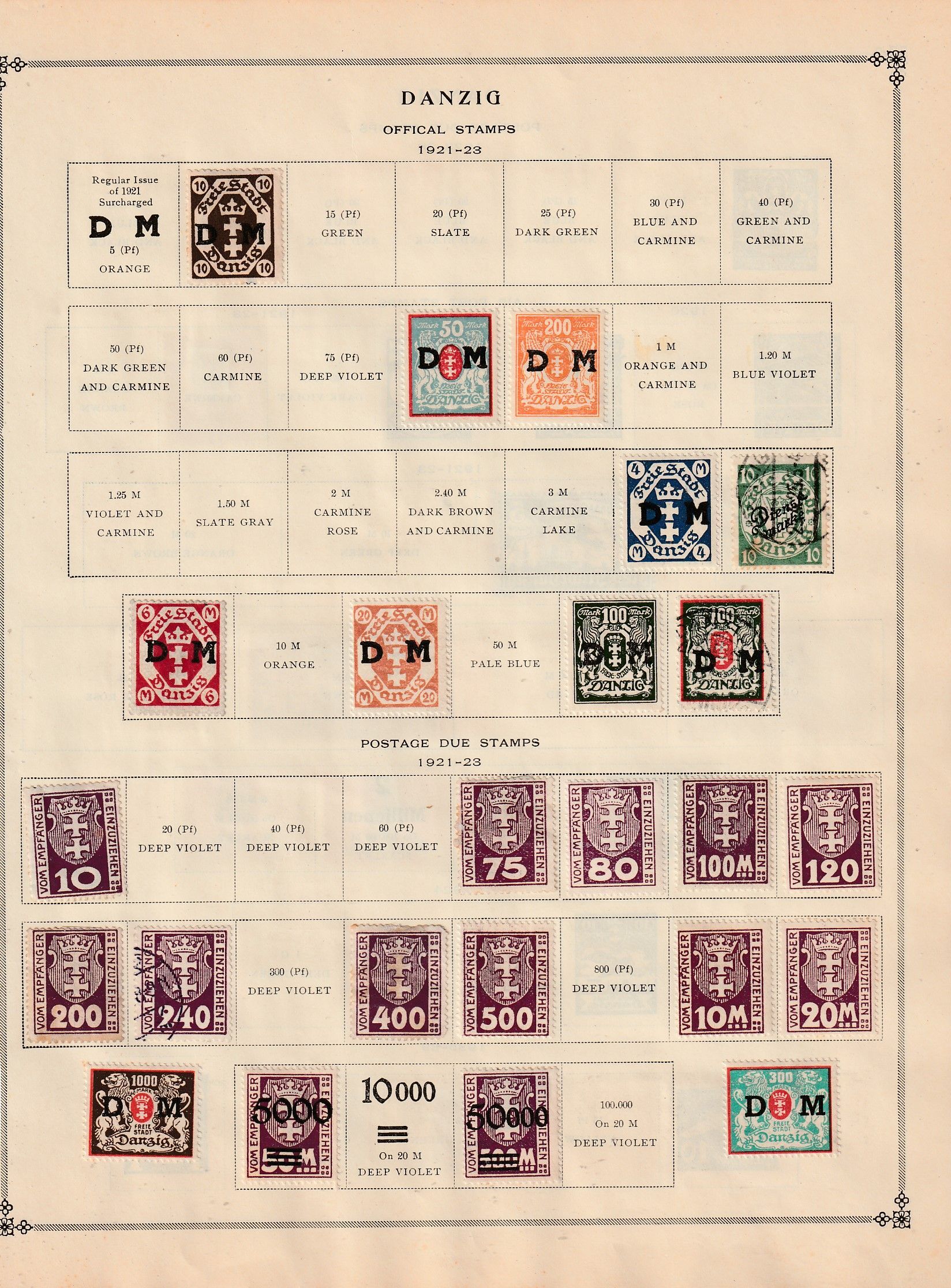 Danzig Collection - 7 Scans, All the stamps are in the scans. | Europe ...