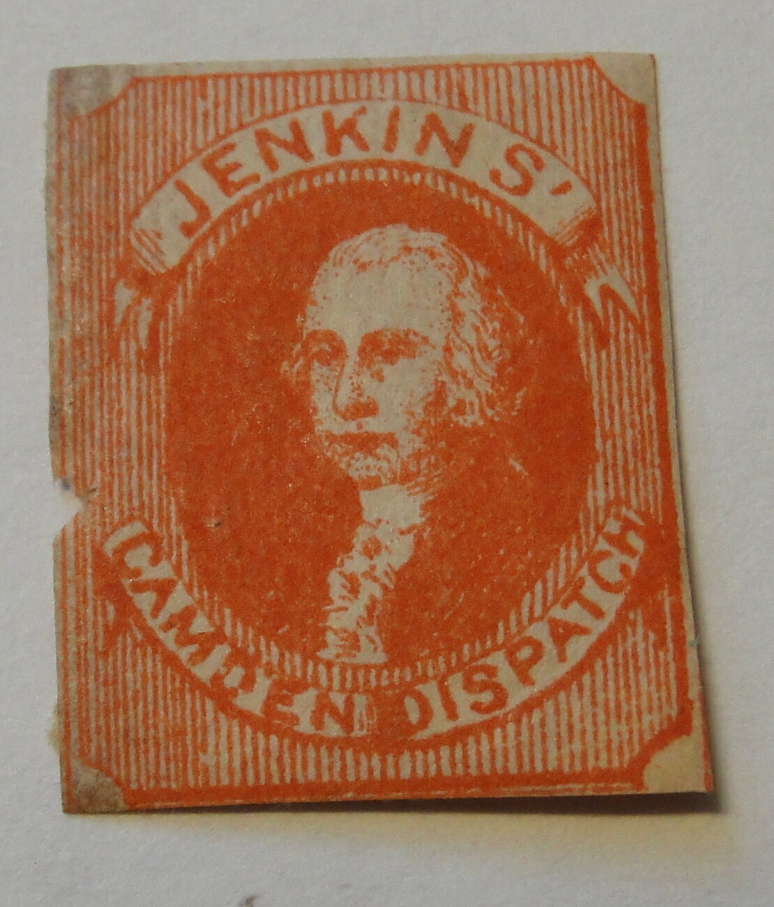 US 89L1 Jenkins’ Camden Dispatch Stamp – OG – Damaged – Forgery ...