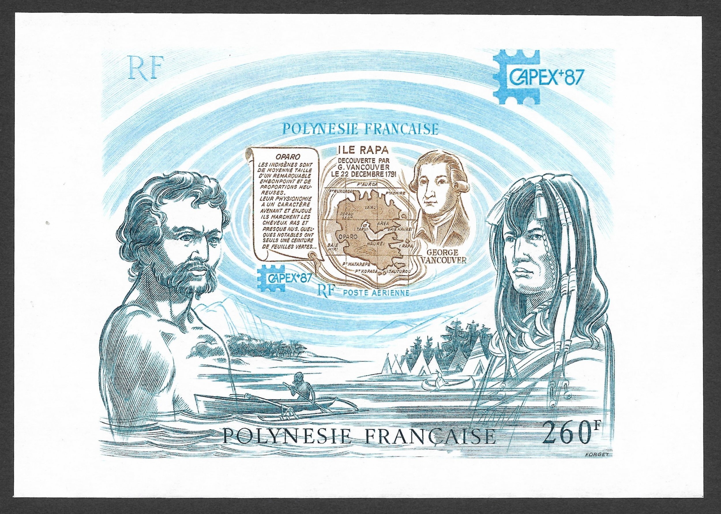 MNH French Polynesian Airmail Souvenir Sheet, Sct #C226** | Europe ...