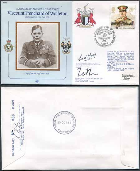 CDM1 RAF COMMANDERS SERIES Viscount Trenchard Air Vice Marshal Macey (L ...