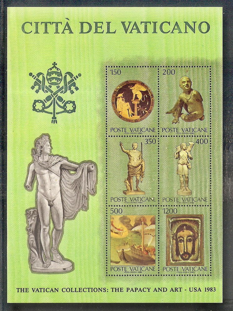 Vatican City 718-20 MNH 1983 Vatican Art Collection Sheets | Europe ...