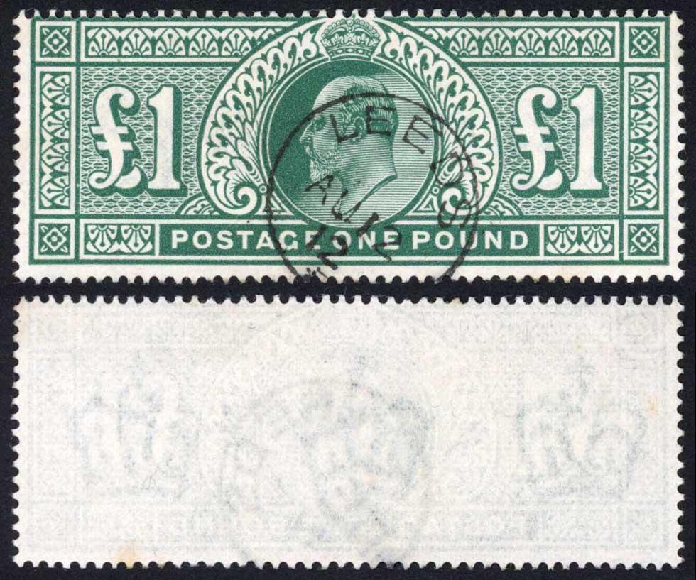 KEVII SG320 One Pound Deep Green Somerset House CDS STUNNING COLOUR ...