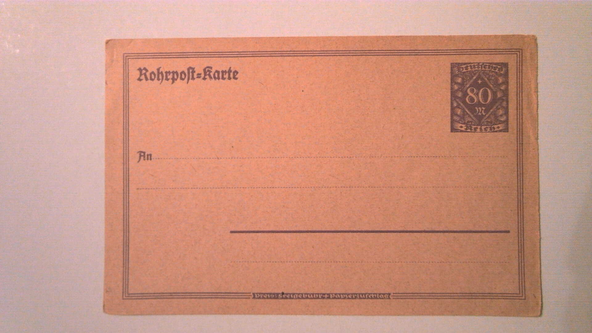 Early Germany Postal Card Mint Entire | Europe - Germany & Colonies ...