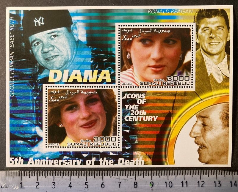 Somali 2002 princess diana disney women ronald reagan babe ruth sheet ...