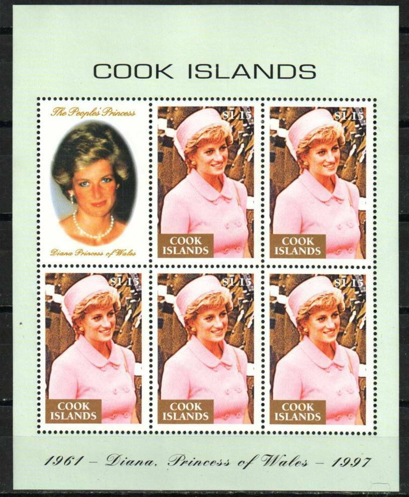 Cook Islands Stamp 1229 - Princess Diana memorial issue | Australia ...