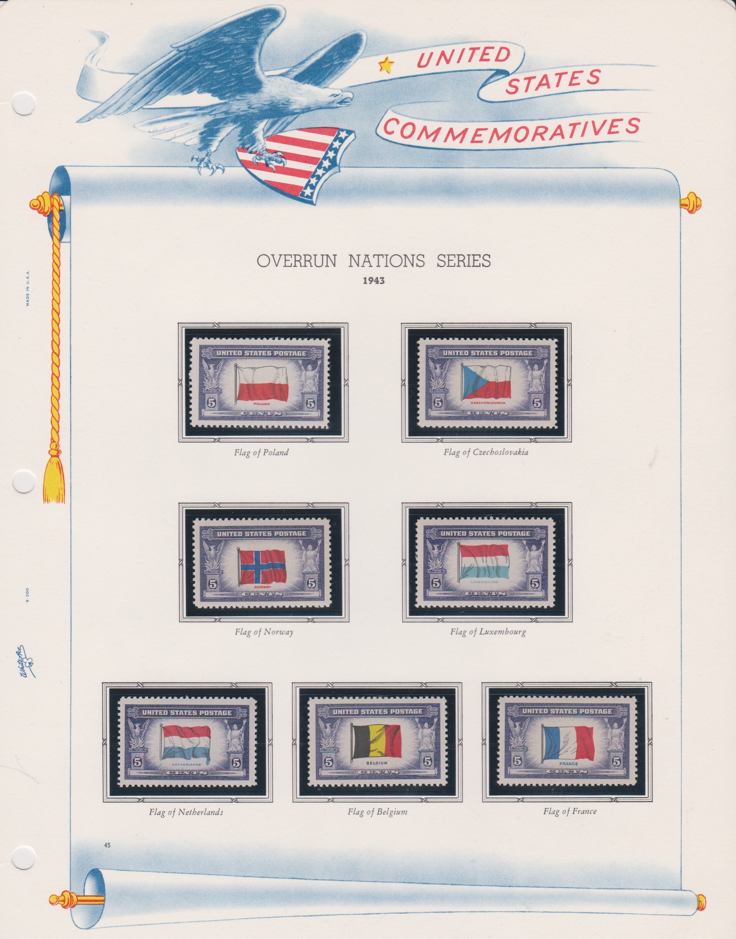 My Personal Stamp Collection #909 thru 921 | United States, General ...