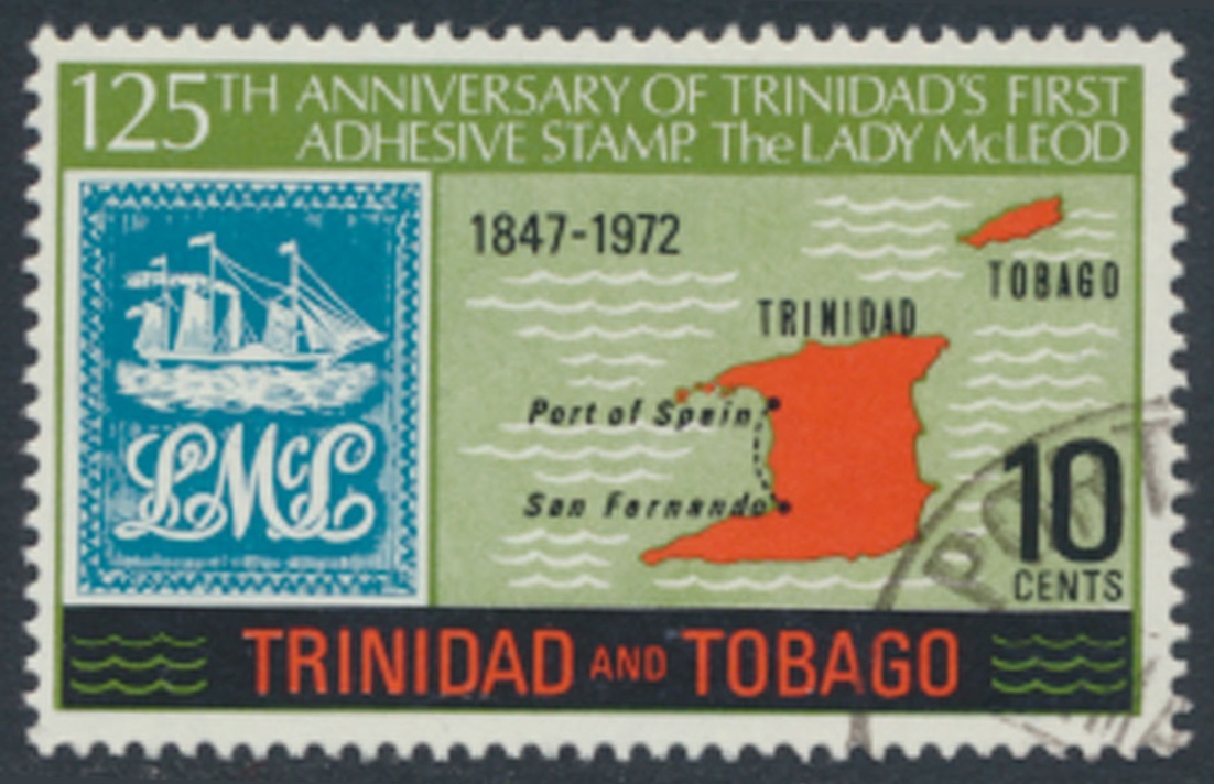 Trinidad & Tobago SC# 217 Used Lady McLeod Stamp 1972 see details ...