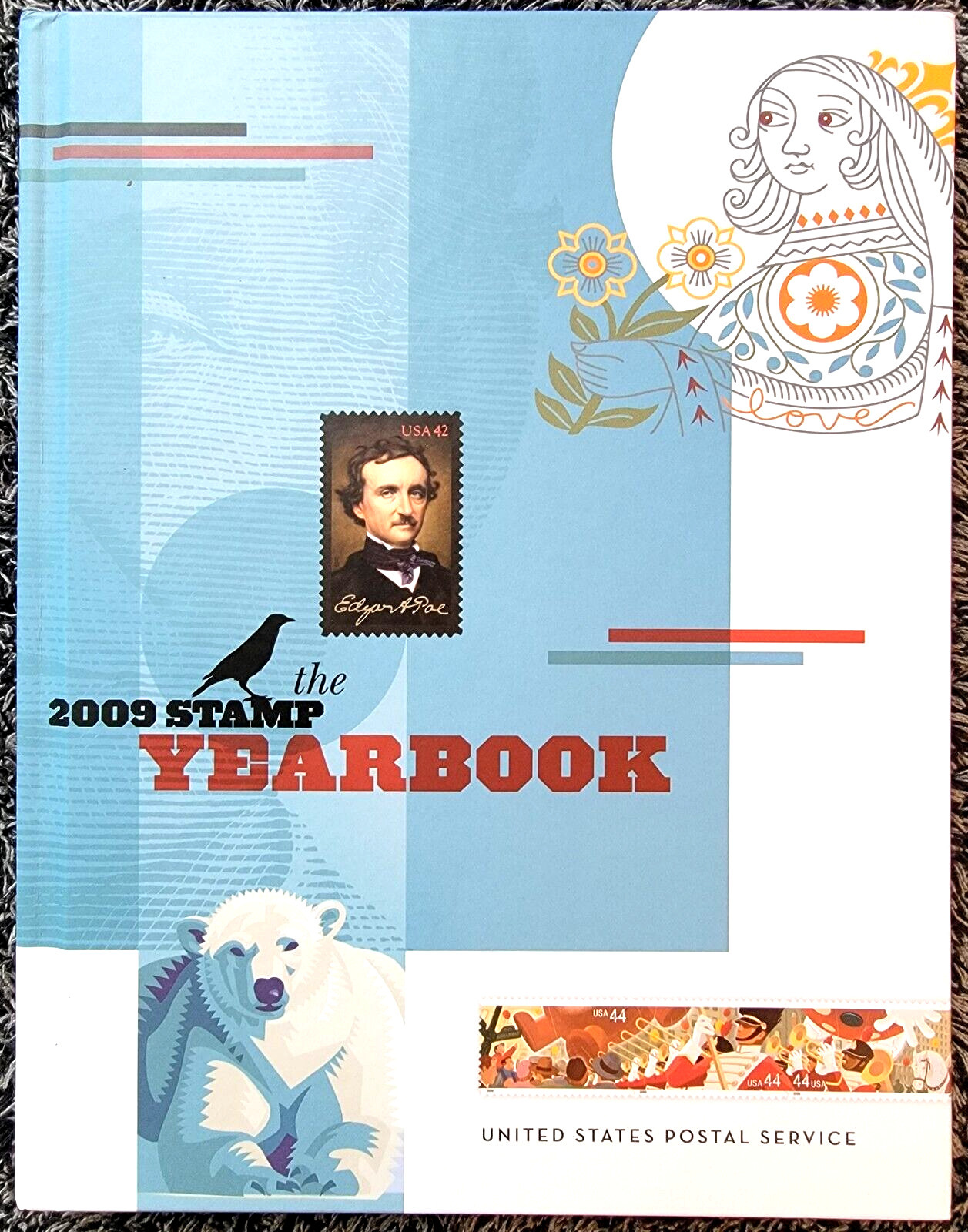 2009 Mint Set Commemorative Stamp USPS Yearbook Album - Stamps Sealed ...